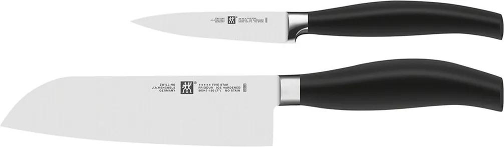 Zwilling Five Star set 2 nožů (nůž santoku 18 cm a špikovací nůž 10 cm)