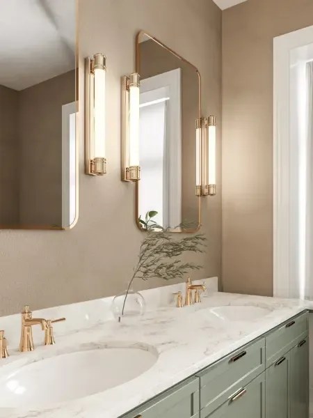 Designové nástěnné svítidlo Omi 60 zlatá