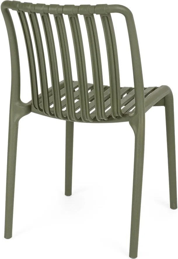 Zelená plastová zahradní židle Billie – Bizzotto