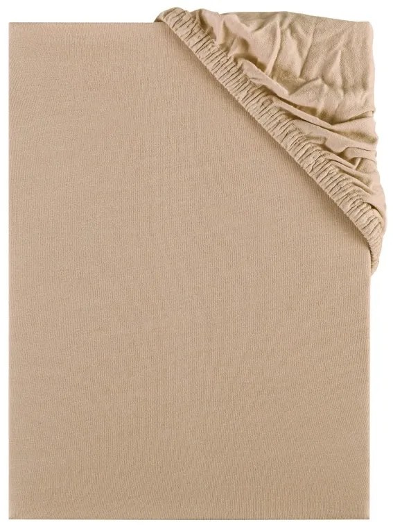 Plachta ložní cappuccino jersey EMI, Plachta 90x200
