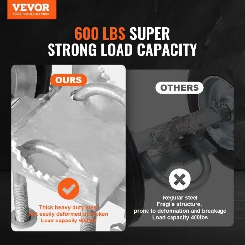Sada posuvných bran 15,2 cm nastavitelný těžký válečkový hardware Zátěž 272,2 kg
