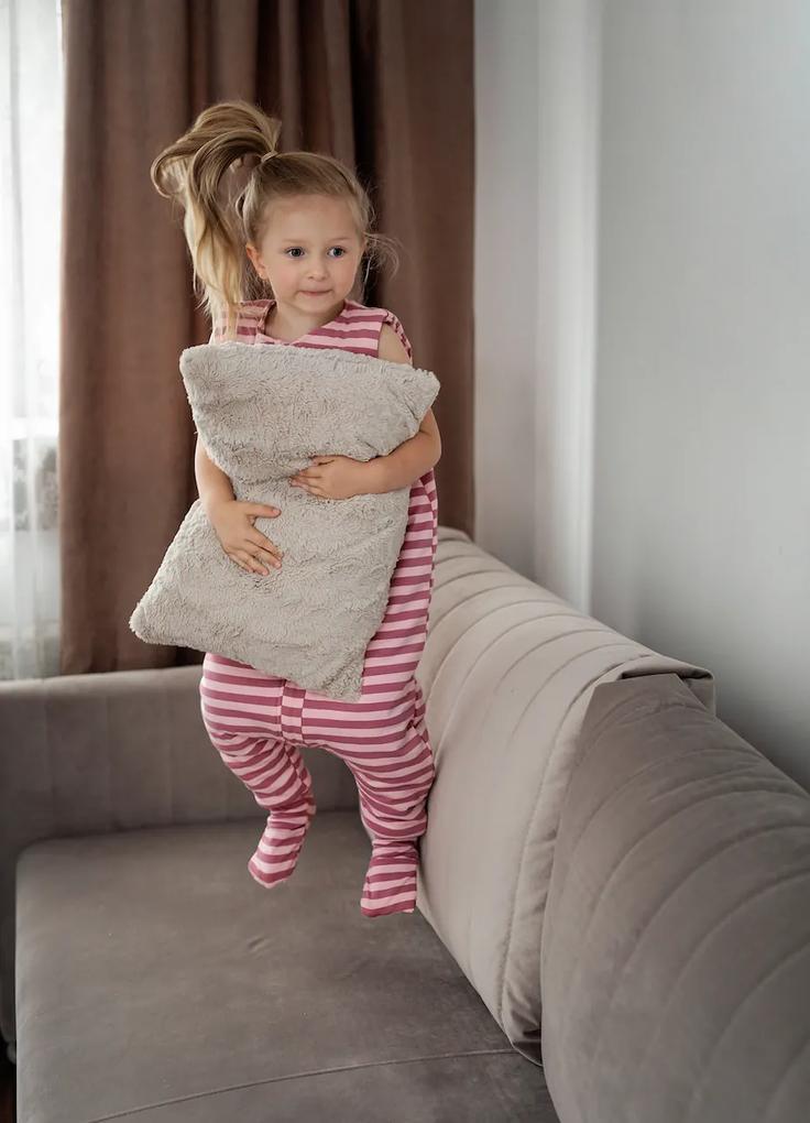 Sleepee Lehký spací pytel s nohavicemi ZELENÝ z bavlny Zvolte rozměr: M (3 - 4 roky)