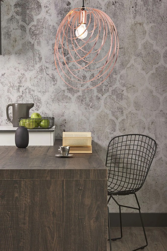 Toolight - Moderní stropní lampa APP427-1CP, růžové zlato, OSW-00559