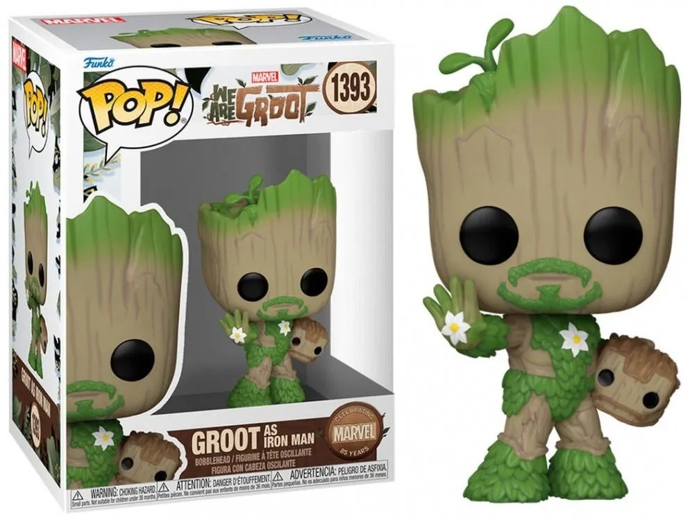 Funko pop! groot as iron man we are groot 1393