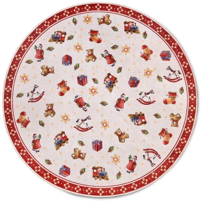 Koberec Toy's Delight Villeroy & Boch červený / vícebarevný kruh