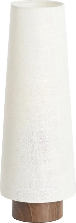 Krémová kovová stolní lampa s textilním stínidlem (výška 42 cm) Howie – Light & Living