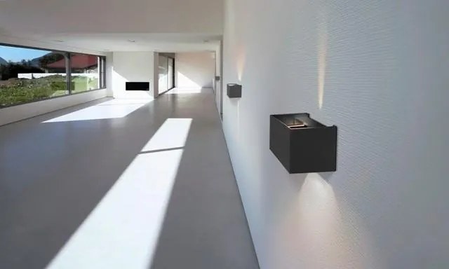 AZZ AZ0957 LED Venkovní nástěnné svítidlo Azzardo Gambino 1 dark grey AZ0957 6W 480lm 3000K IP44 10cm tmavě šedé - AZZARDO