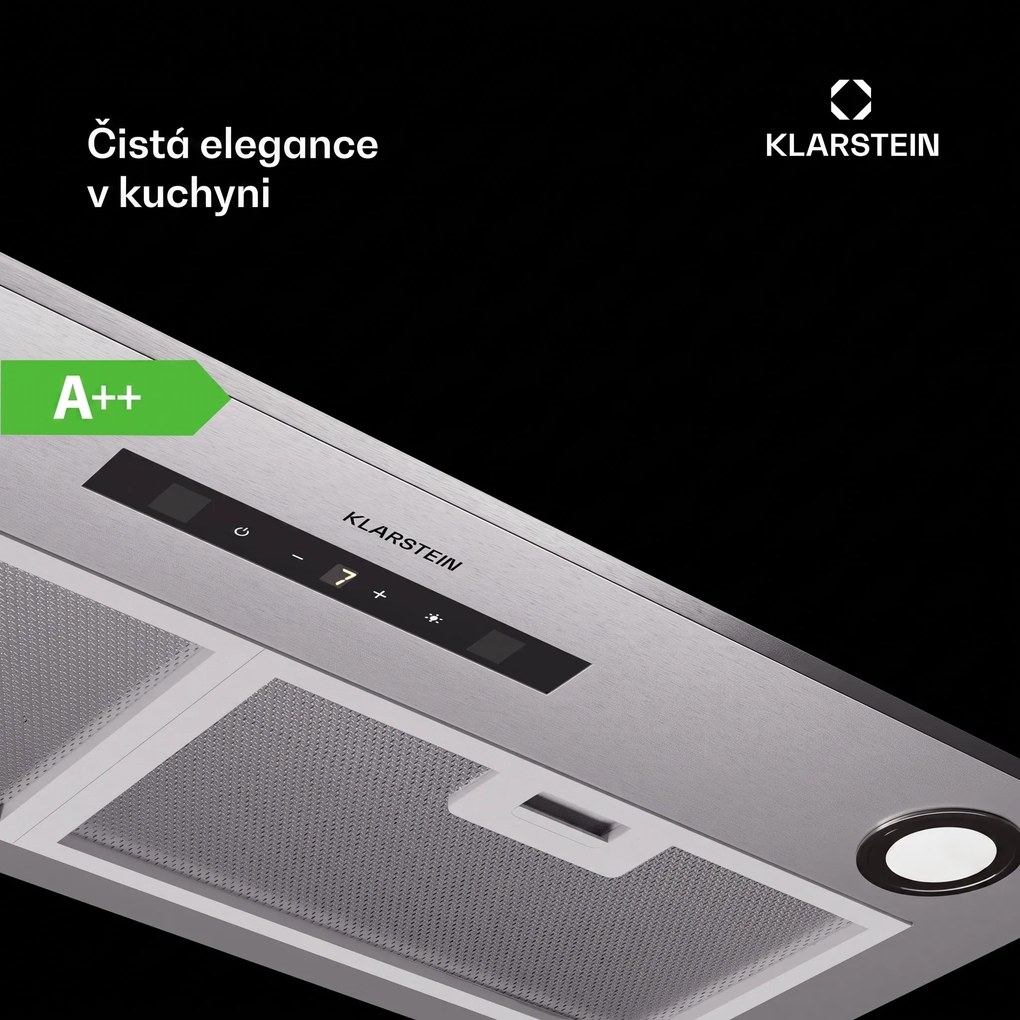 Klarstein Paolo 72, vestavná digestoř, 72 cm, 520 m³/h, LED Touch, A++
