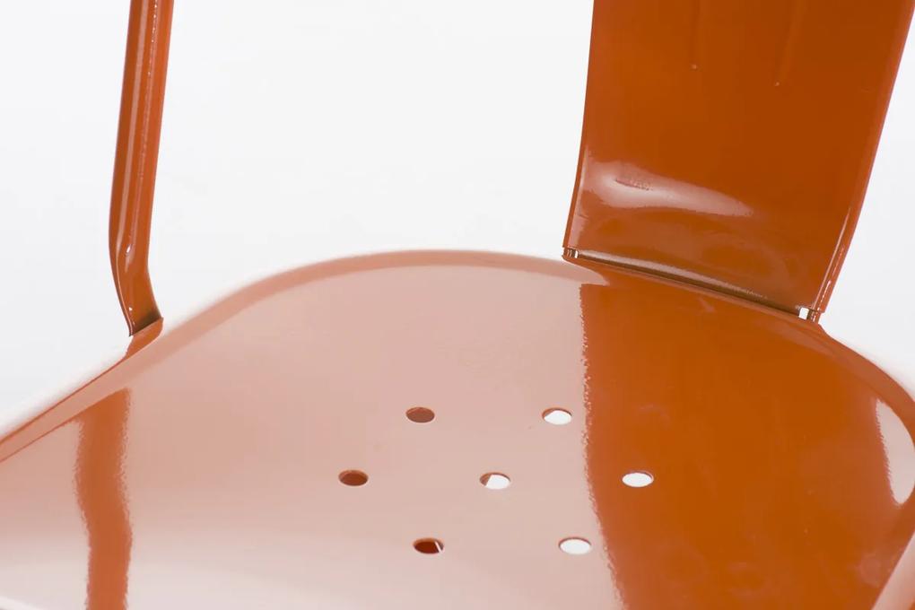 Zahradní židle Lynden - kov | oranžová