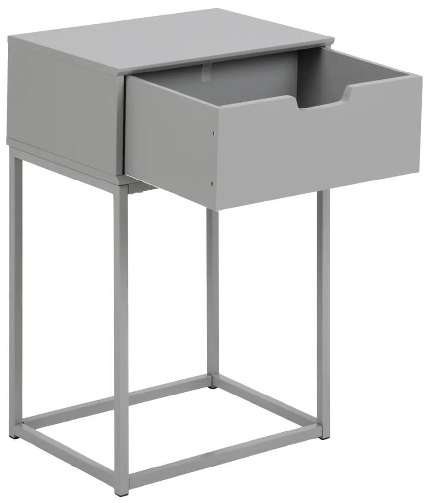 Noční stolek Relly šedý