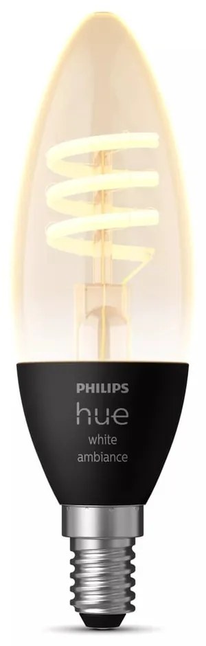 Filamentová smart žárovka E14, 5 W White ambiance – Philips Hue