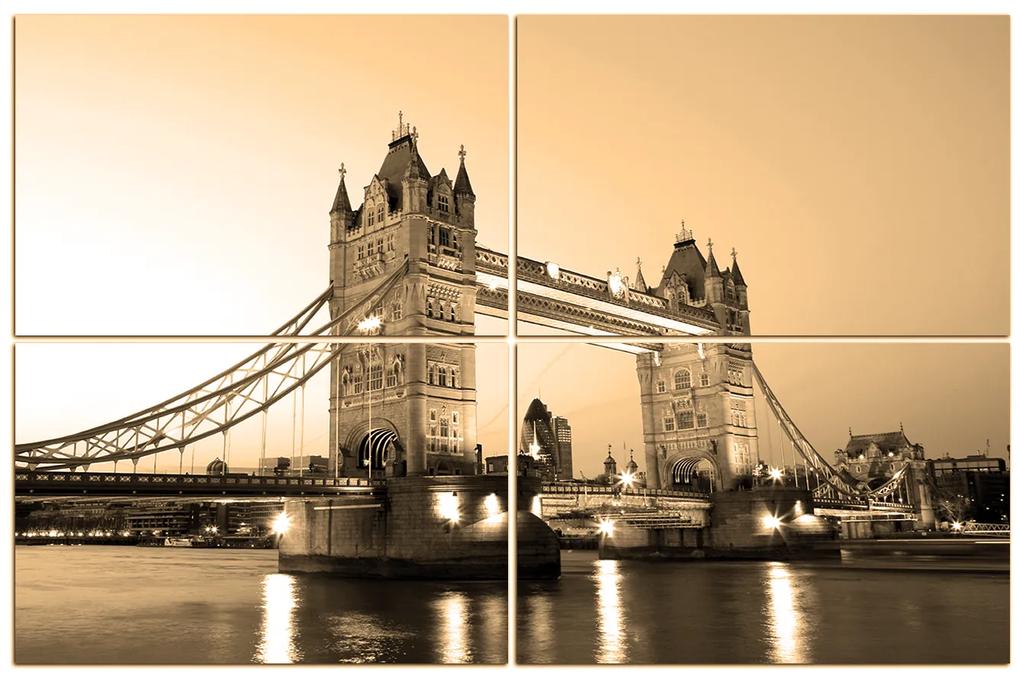 Obraz na plátně - Tower Bridge 130FE (120x80 cm)
