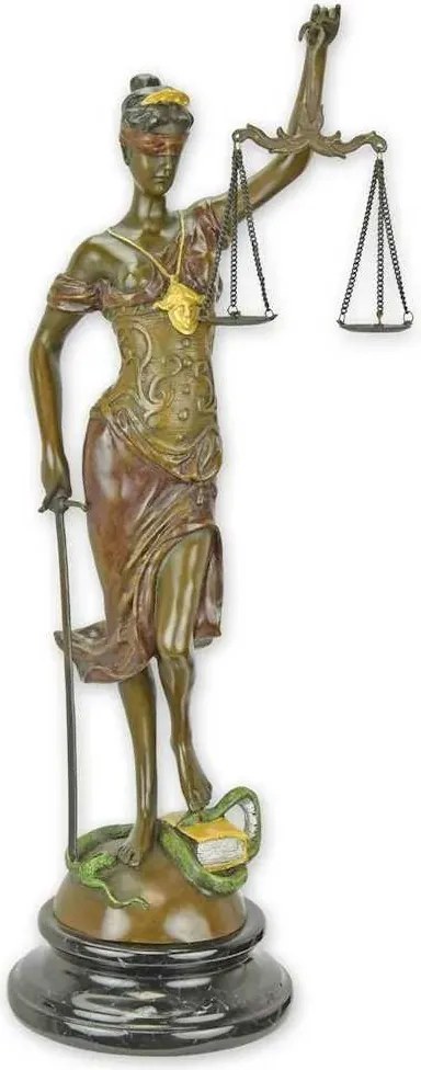 Bronzová socha Themis – Spravedlnost