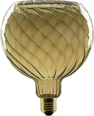 SEGULA LED Globe 150 Floating Twisted Smokey šedá / LED žárovka / E27