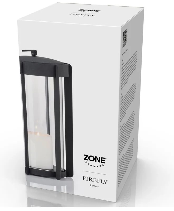 Černá LED lucerna na USB (výška 25 cm) Firefly – Zone