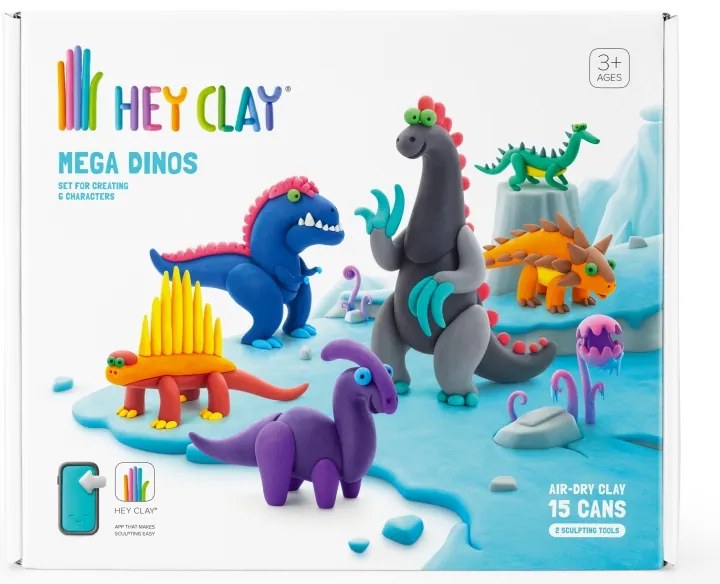 HEY CLAY Kreativní sada - Dinosauři