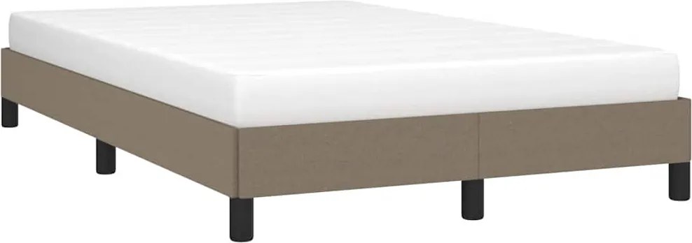 Rám postele bez matrací taupe 120x190 cm textil 3269609