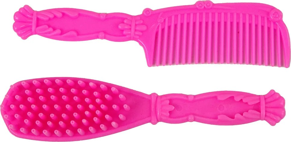 LEAN Toys Panenka Jezdec s hnědým poníkem – figurky