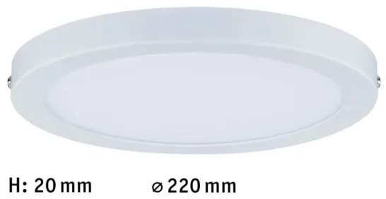 Paulmann 70868 - LED/18,5W Stmívatelný panel ATRIA 230V 2700K bílá
