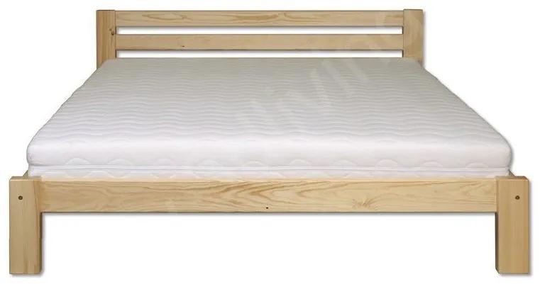 ImportWorld Dřevěná postel 140x200 Lita (Barva dřeva: Olše)