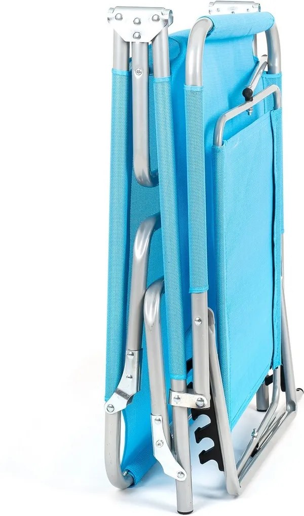 Happy Green Lehátko se stříškou, světle modré