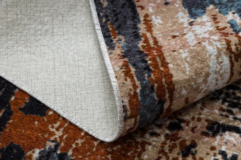 Dywany Łuszczów, Kusový koberec Miro 51454.802 navy / beige, 80x150, vícebarevná, chodba / předsíň