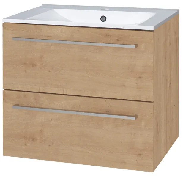 Mereo Mereo, Bino, koupelnová skříňka s keramickým umyvadlem 61 cm, CN620