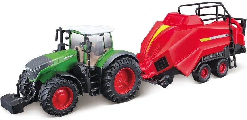 Bburago fendt 1050 vario s lisem na balíky 1:50