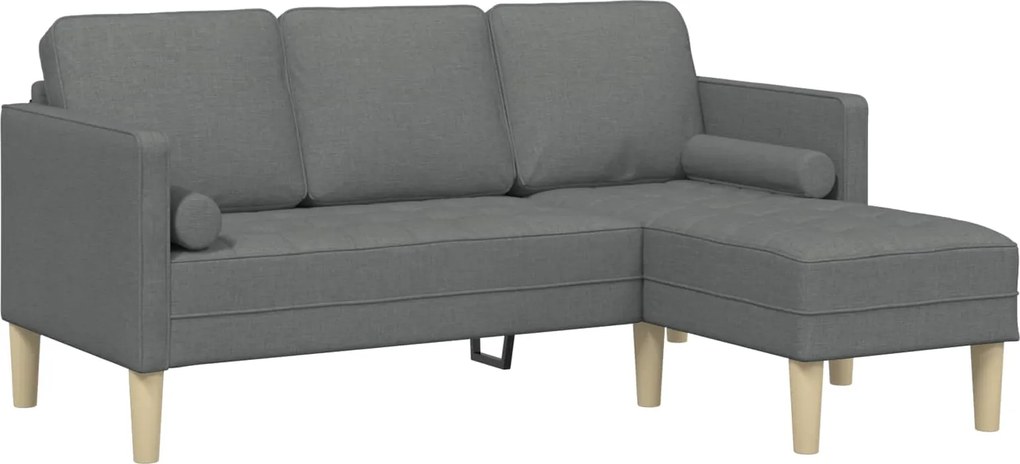 Set pohovek 2 ks Tmavě šedá Polyester 3329253