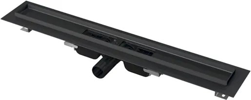 Sprchový žlab Alca 55 cm nerez černá mat APZ101BLACK-550