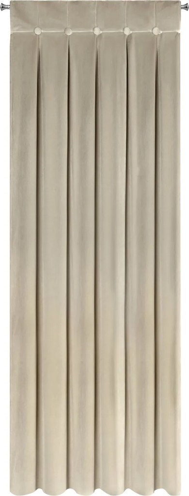 ZATEMŇOVACÍ ZÁVĚS NA POUTKÁCH ALITA 85X250 CM BÉŽOVÁ