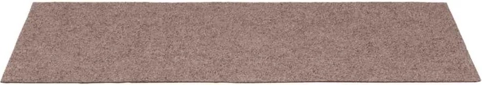Schodové rohože samolepicí 30 ks 60 x 25 cm světle hnědé obdélníkové 3365703