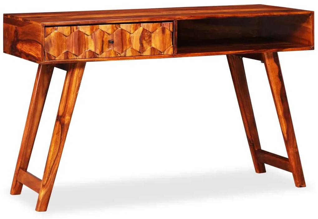 245145 vidaXL Psací stůl z masivního sheeshamového dřeva 118 x 50 x 76 cm