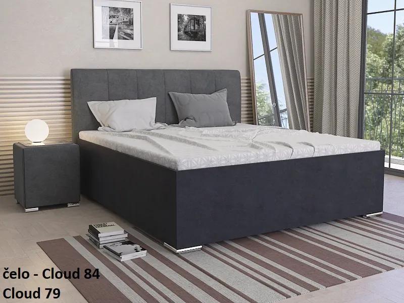 Vysoká postel Megan 220x220 cm - výběr barev