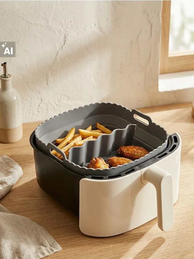 Sinsay - Silikonová forma do horkovzdušné fritézy - šedá