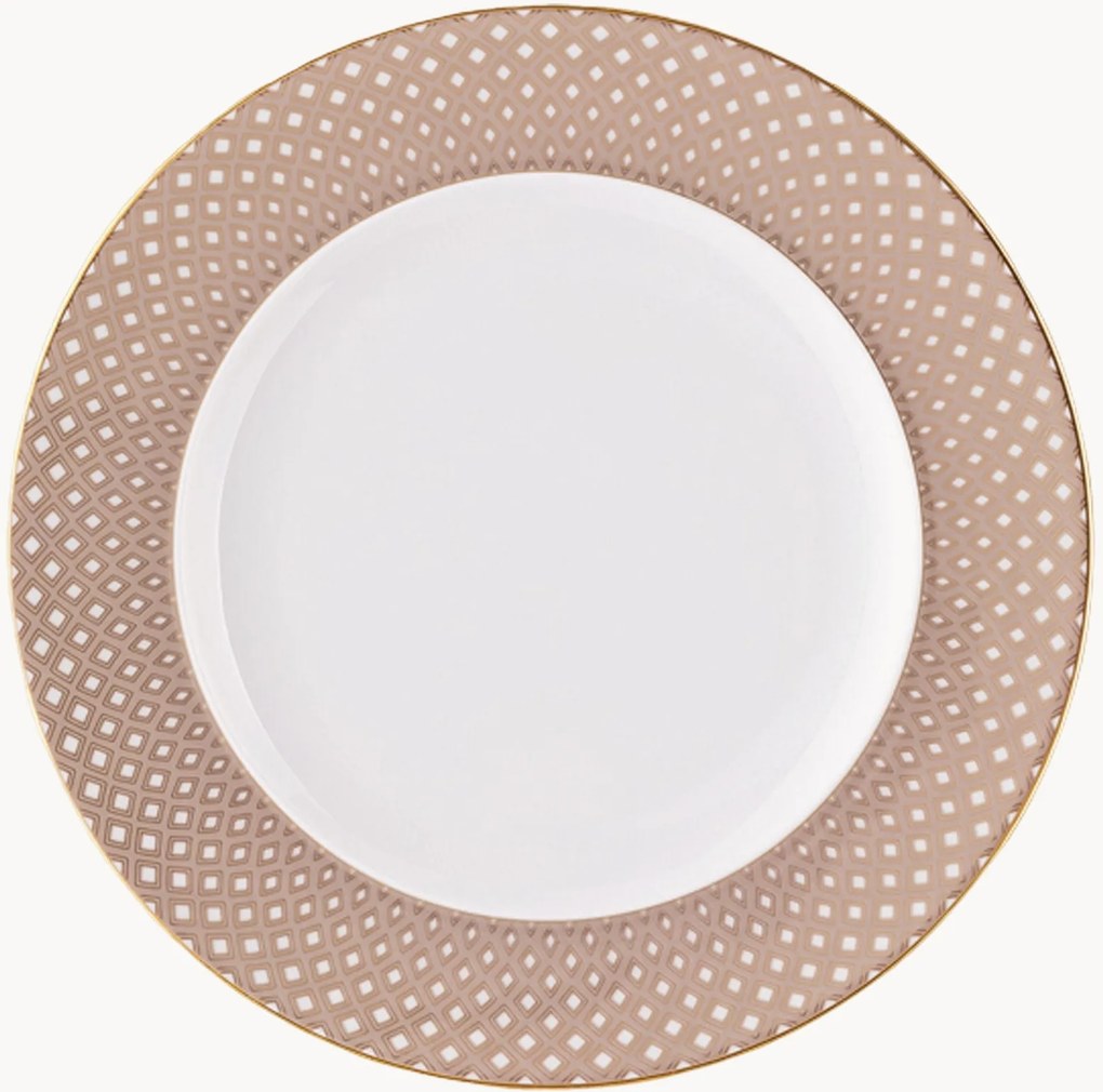 Sada dezertních talířů z porcelánu Francis, 6 dílů
