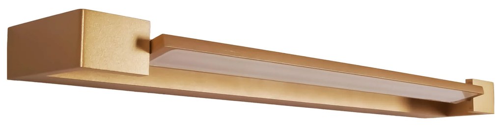 MAXlight Zlaté nástěnné světlo FLINK 60 cm IP44
