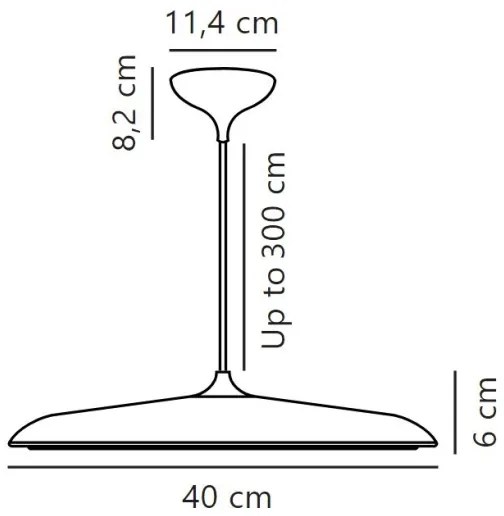 DFTP by Nordlux - LED Stmívatelný lustr na lanku ARTIST LED/24W/230V pr. 40 cm