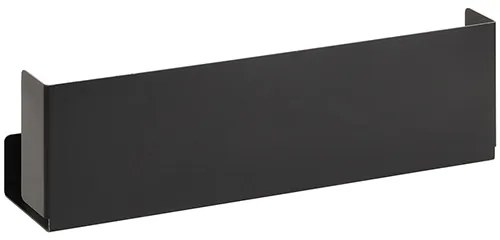 Bemeta Design LIVING: Polička, 400 mm, vysoká, nerez, černá - 101502420
