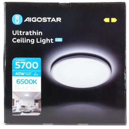 Aigostar - LED Koupelnové stropní svítidlo LED/40W/230V 6500K pr. 54 cm IP44