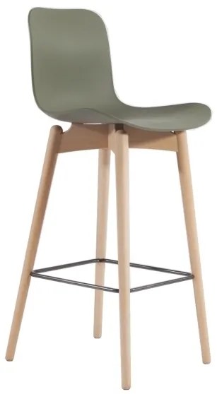 Norr 11 designové barové židle Langue Bar Chair (výška sedáku 65 cm)
