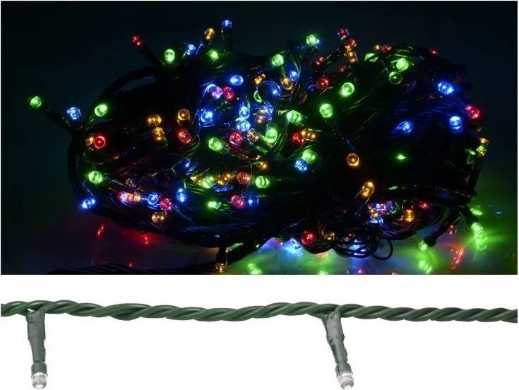 Vánoční osvětlení - řetěz LTC LXLED105 200LED/20m, studená bílá, vnitřní