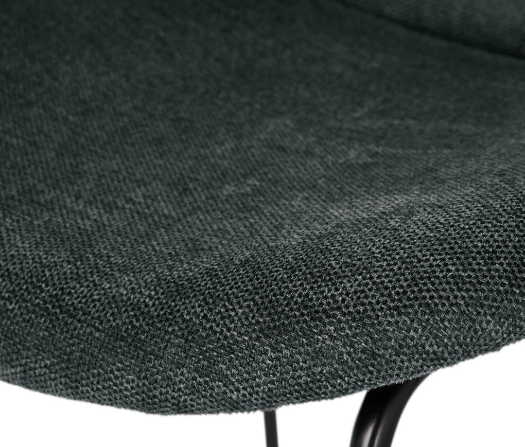 Tchibo - Polstrovaná designová židle - barva: šedá