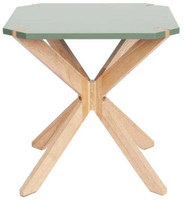 Odkládací stolek Rudy, zelená