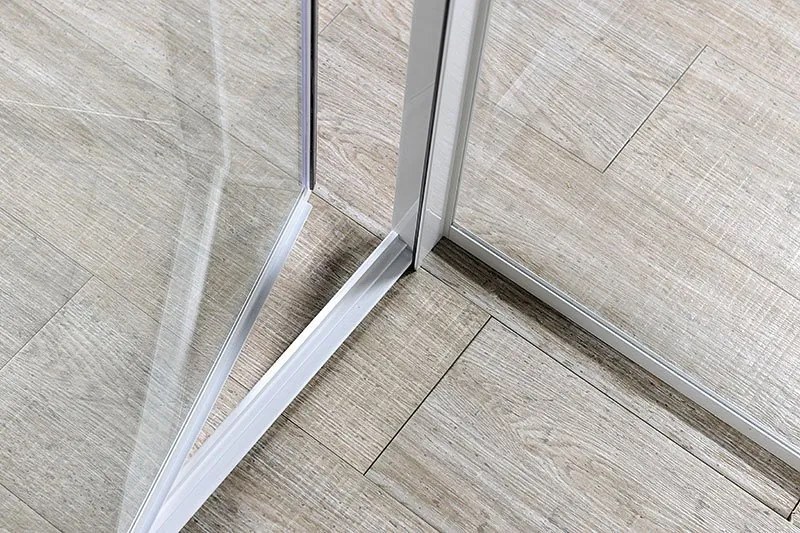 Aqualine, AMICO sprchové dveře výklopné 1040-1220x1850mm, čiré sklo, G100