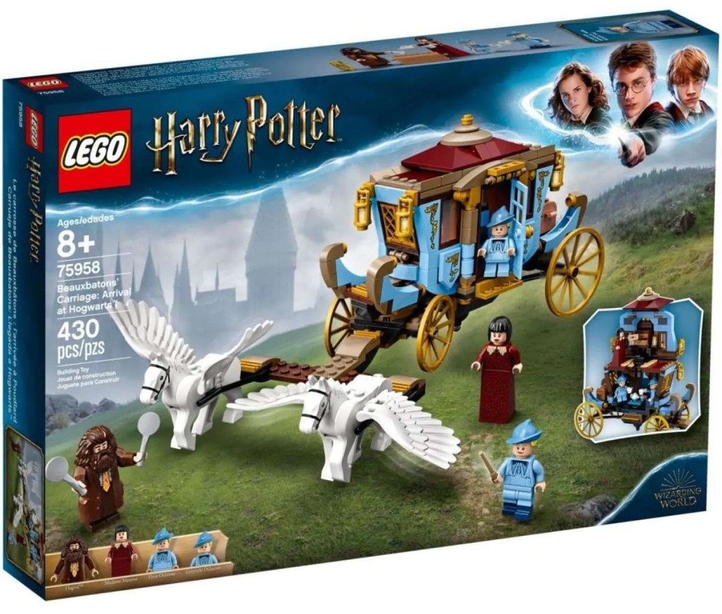 Lego stavebnice lego harry potter tm 75958 kočár z krásnohůlek: příjezd do bradavic