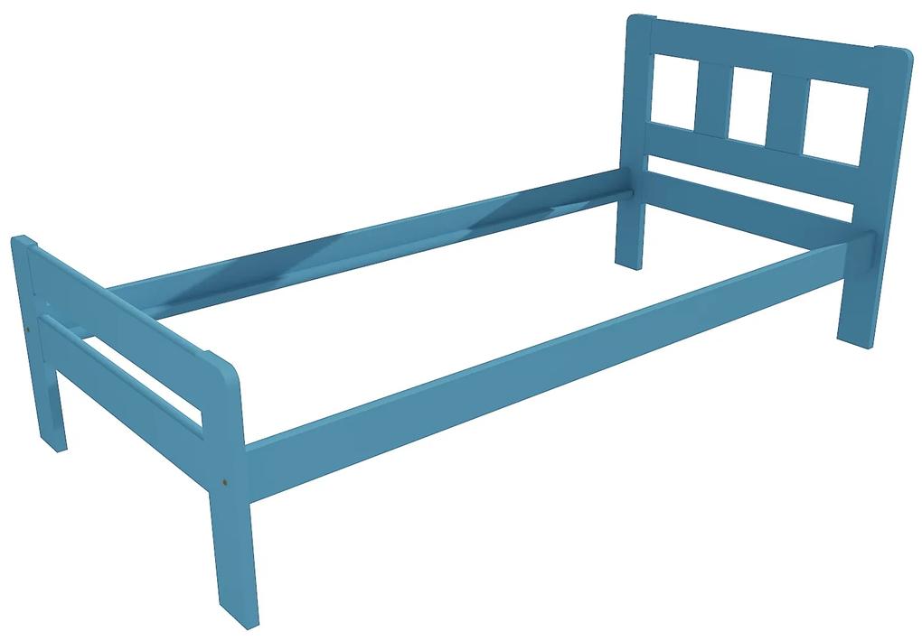 Vomaks Jednolůžková postel VMK010C Rozměr: 90 x 200 cm, Barva: barva modrá