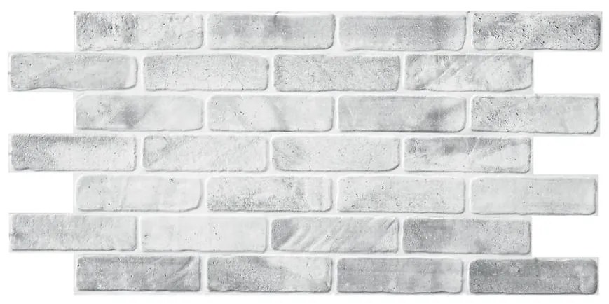 Nástěnný panel PVC Old Brick Grey 102x49,5 cm
