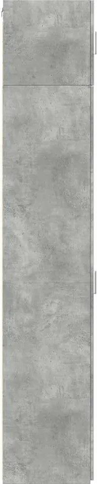 Úložná skříňka betonově šedá 30x42,5x225 cm kompozitní dřevo 3281262