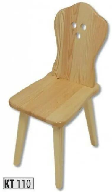 Židle KT110 masiv (Barva dřeva: Borovice)